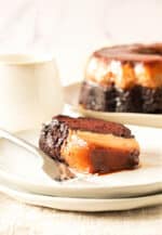 Chocoflan (Chocolate Flan Cake) - Vintage Kitchen Notes
