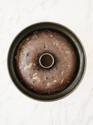 Chocoflan (Chocolate Flan Cake) - Vintage Kitchen Notes