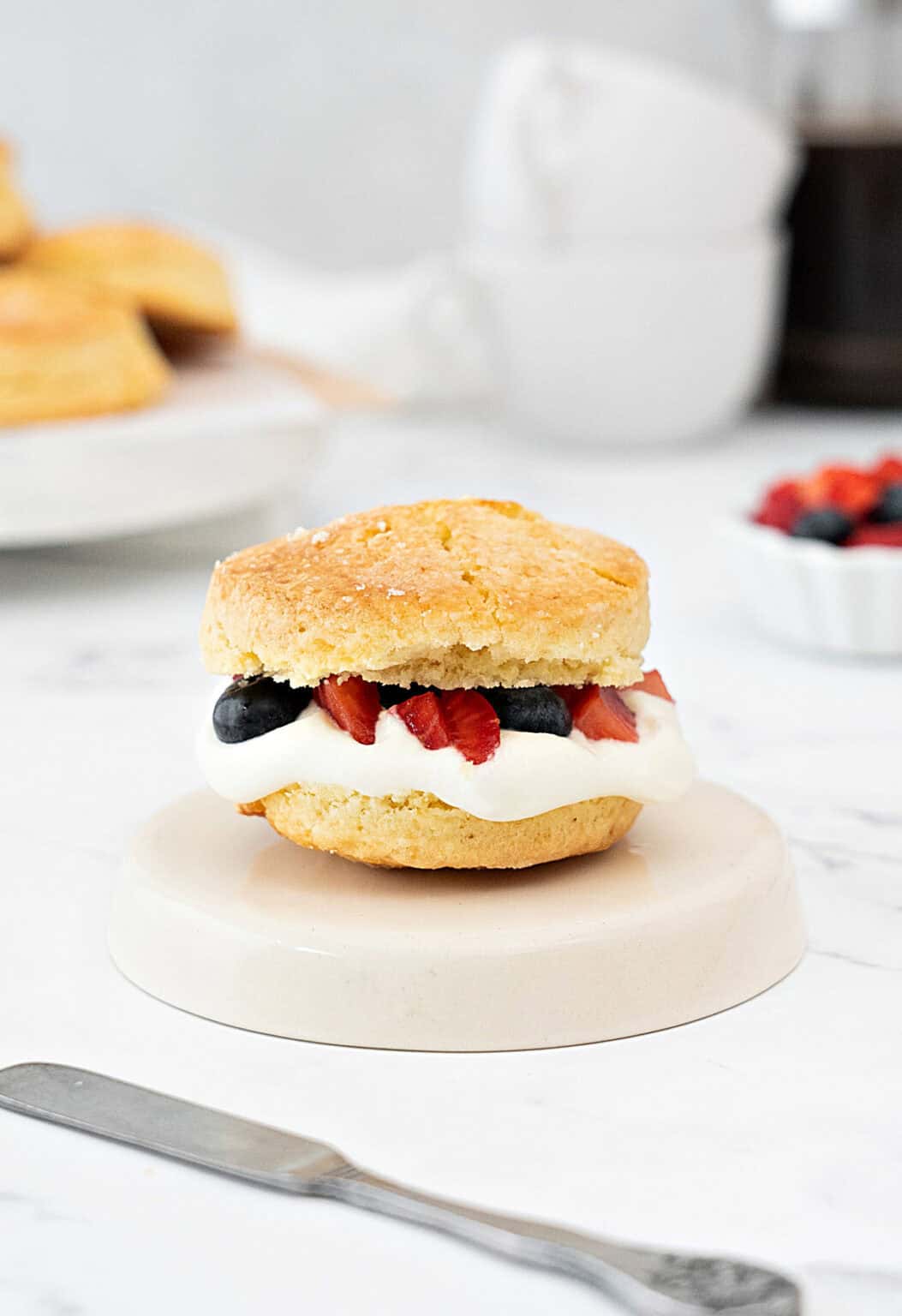 Mixed Berry Shortcakes - Vintage Kitchen Notes