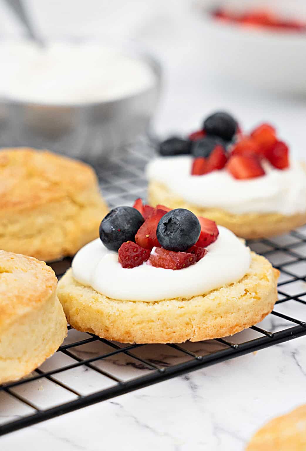 Mixed Berry Shortcakes - Vintage Kitchen Notes