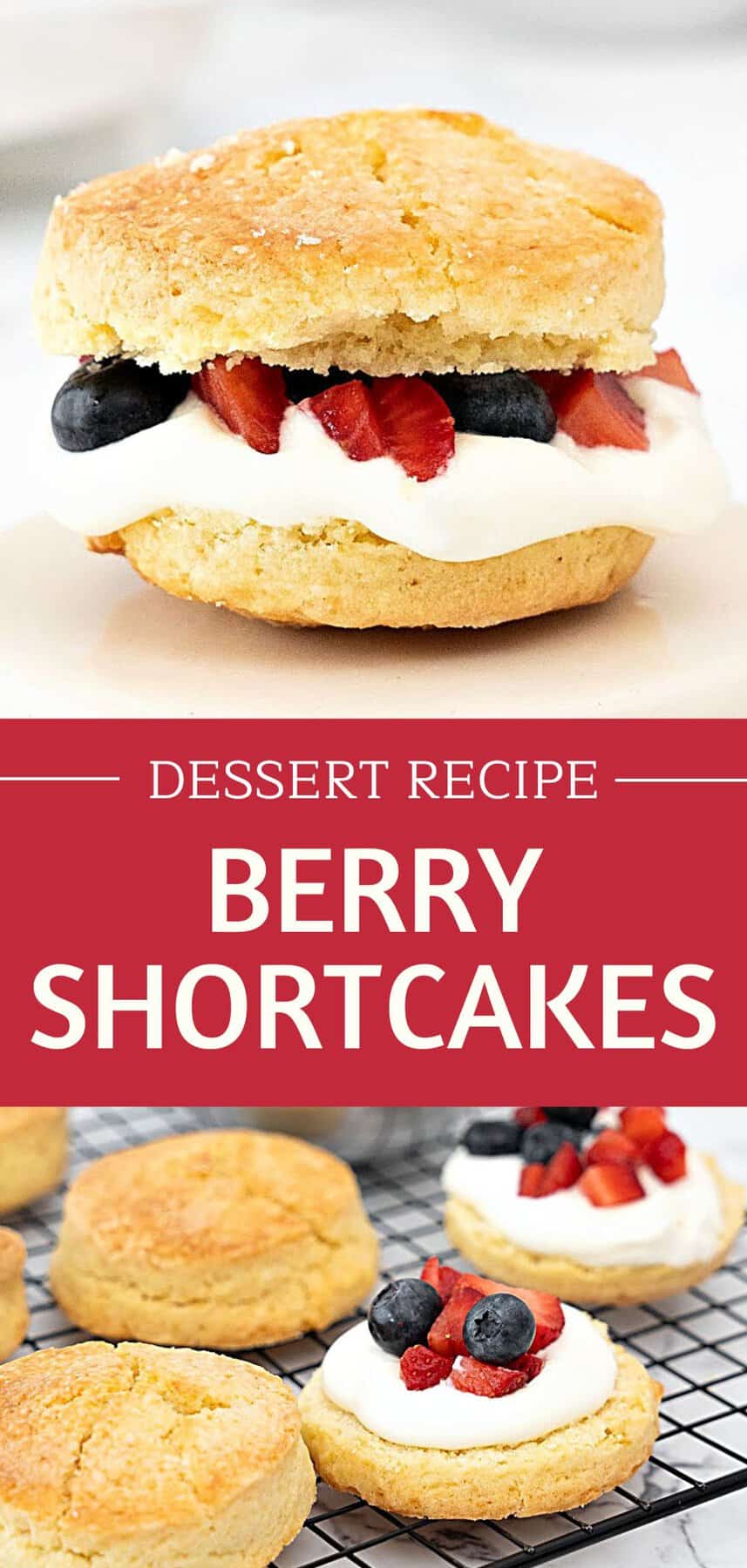 Mixed Berry Shortcakes - Vintage Kitchen Notes