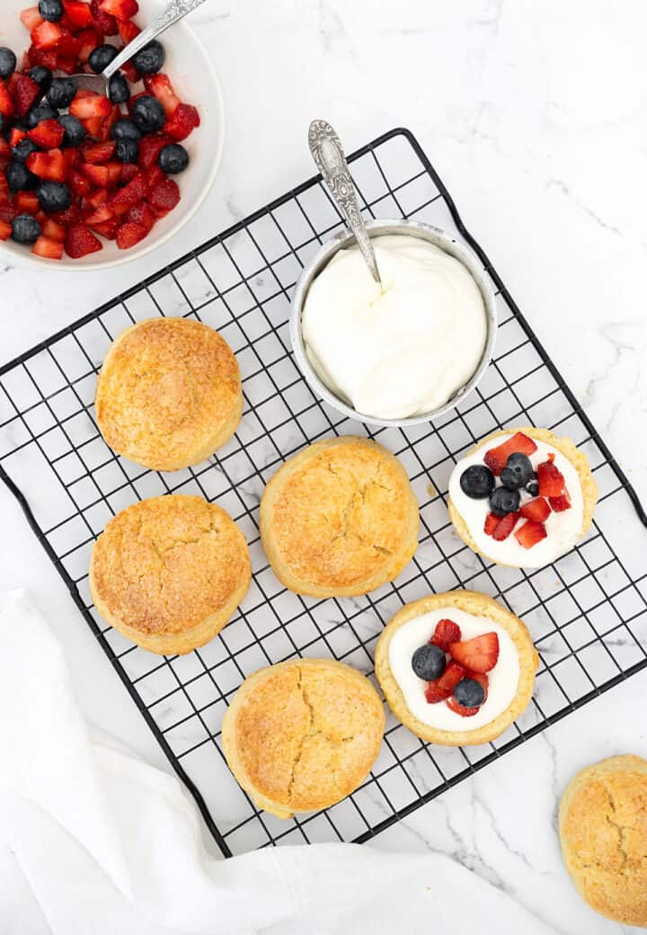 Mixed Berry Shortcakes - Vintage Kitchen Notes