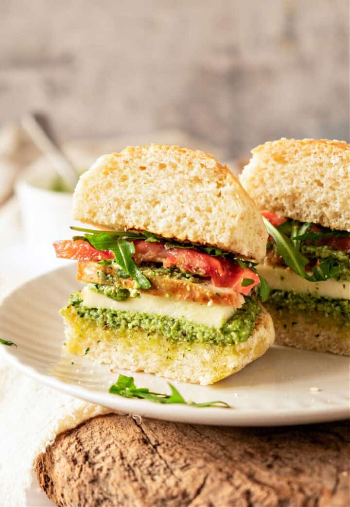 Chicken Pesto Sandwich - Vintage Kitchen Notes