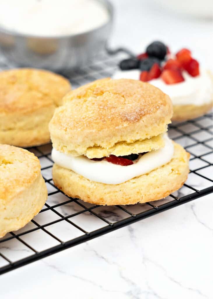 Mixed Berry Shortcakes - Vintage Kitchen Notes