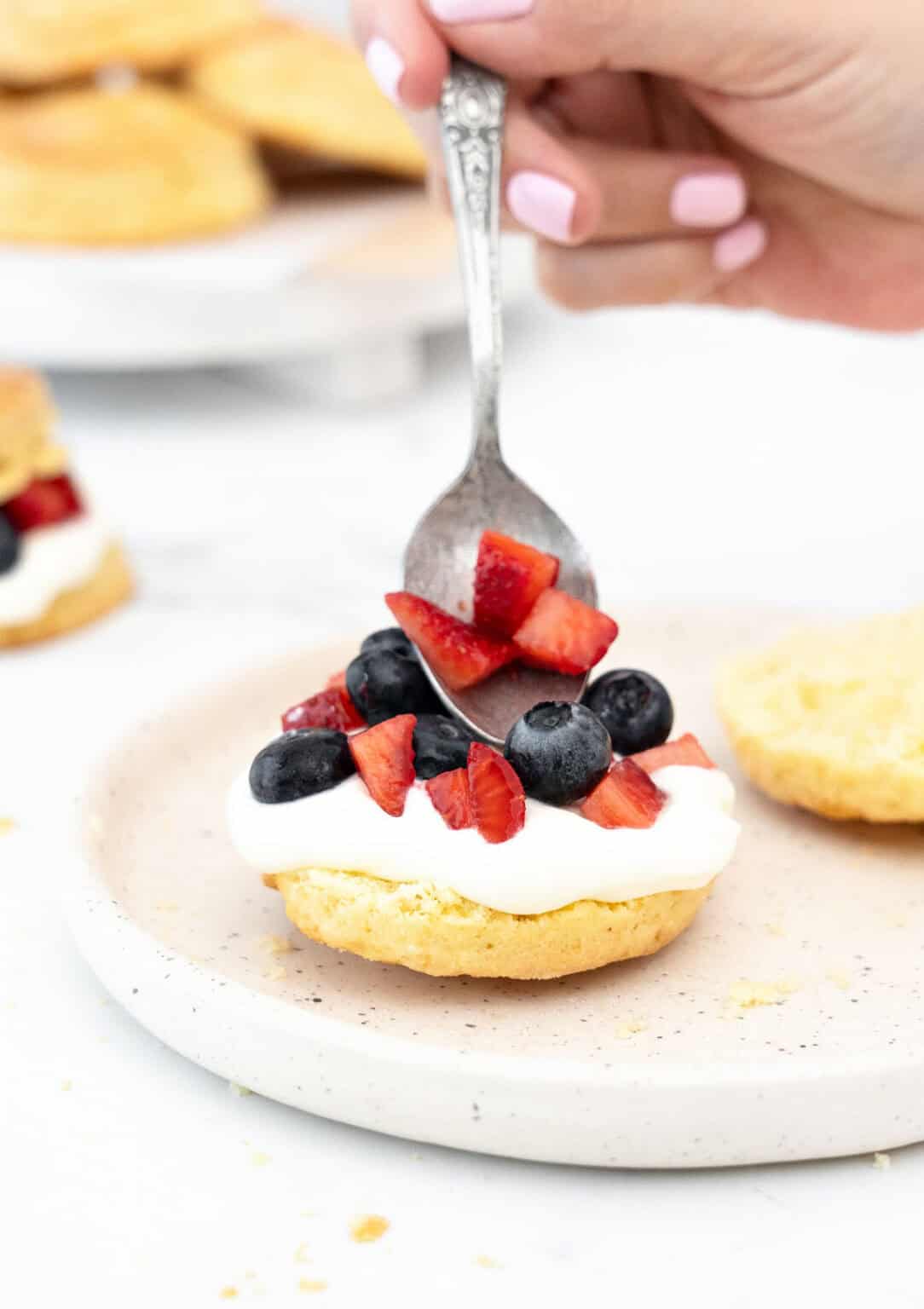 Mixed Berry Shortcakes - Vintage Kitchen Notes