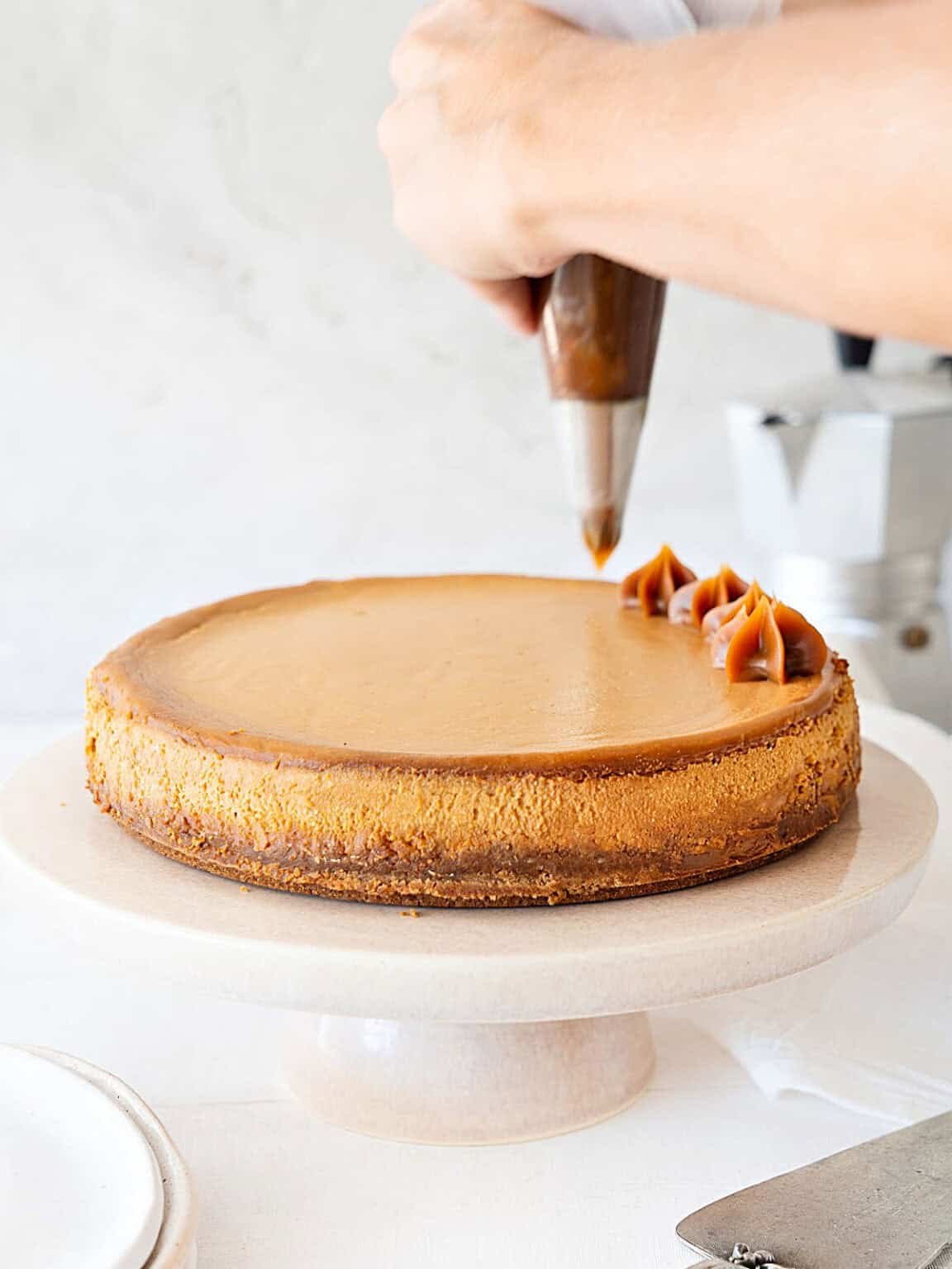 Dulce de Leche Cheesecake - Vintage Kitchen Notes