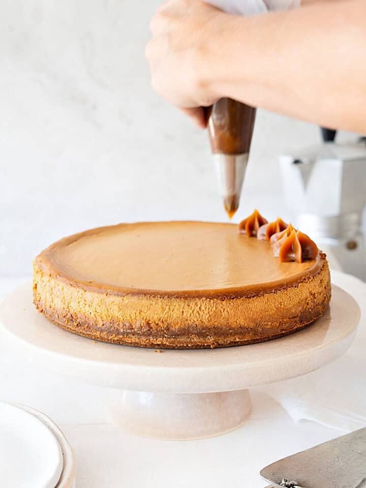 Dulce de Leche Cheesecake - Vintage Kitchen Notes