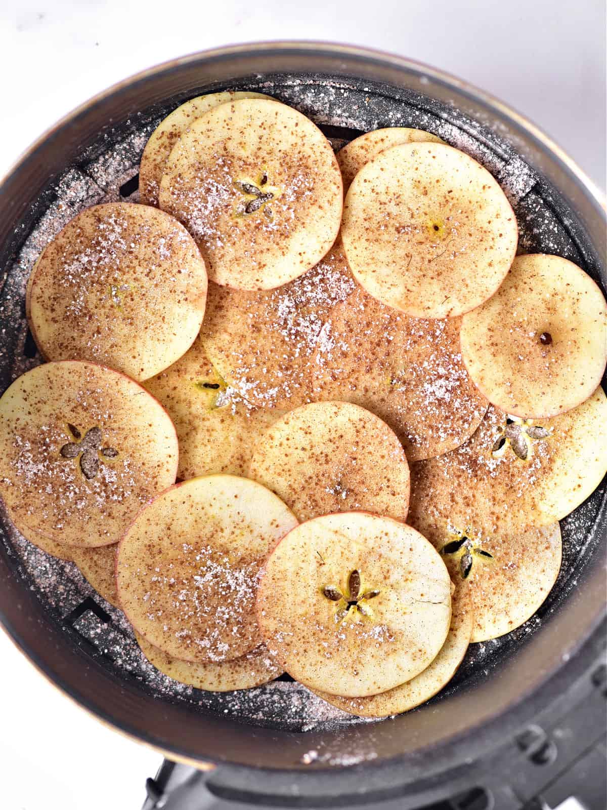 Apple Chips (with cinnamon sugar) - Vintage Kitchen Notes