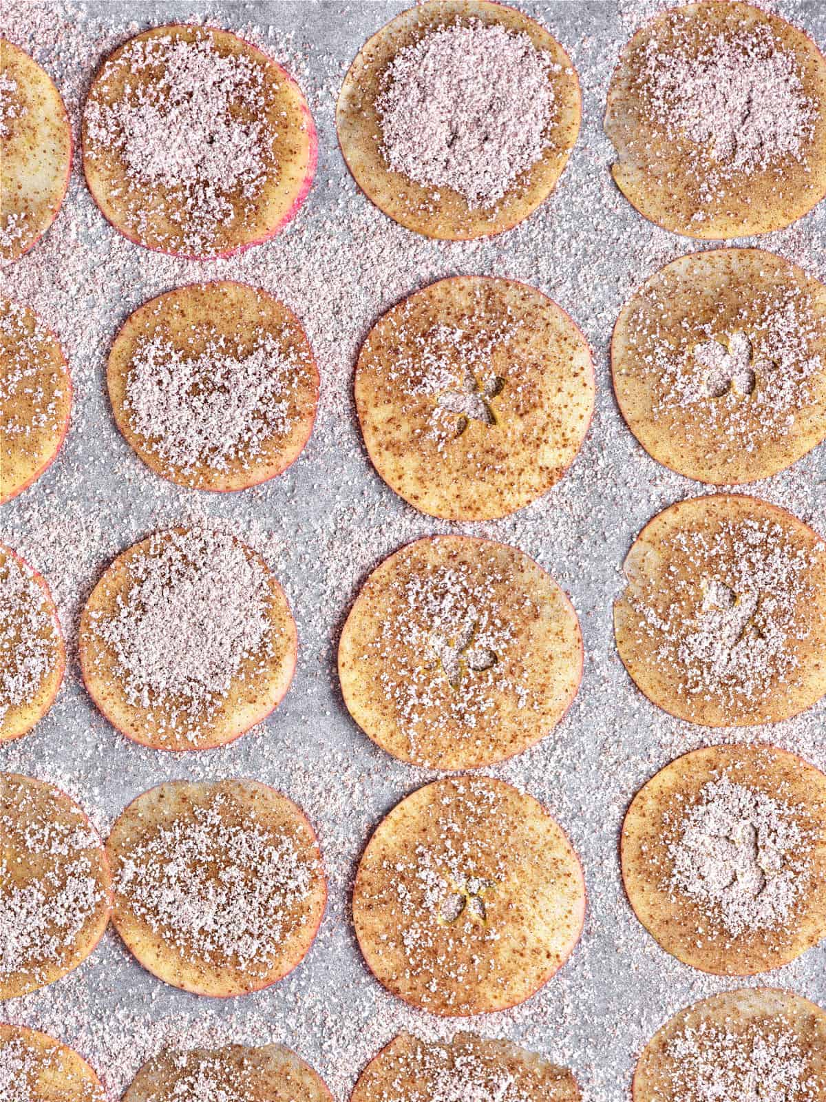 Apple Chips (with cinnamon sugar) - Vintage Kitchen Notes