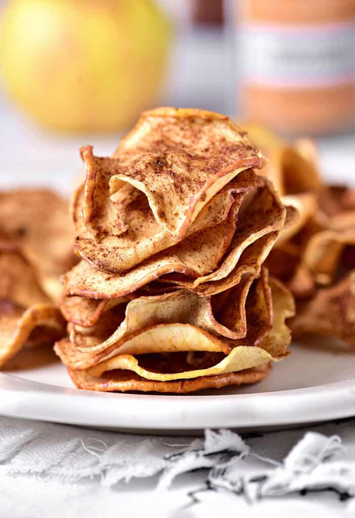 Apple Chips (with cinnamon sugar) - Vintage Kitchen Notes