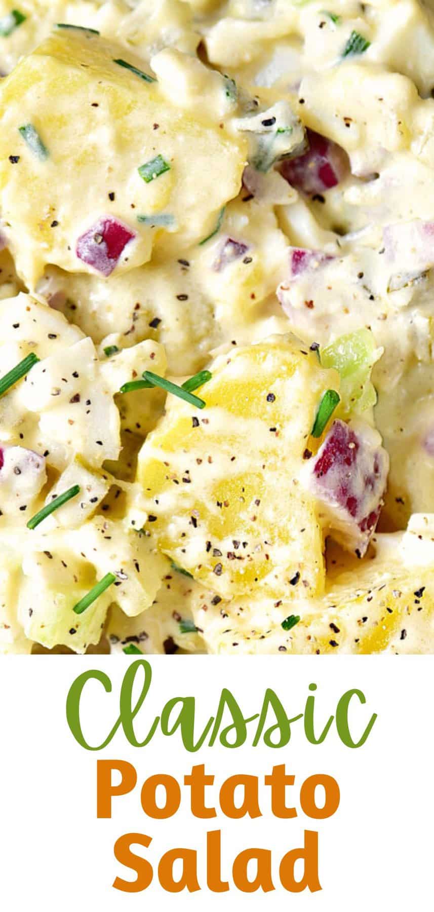 Classic Potato Salad (with creamy dressing) - Vintage Kitchen Notes