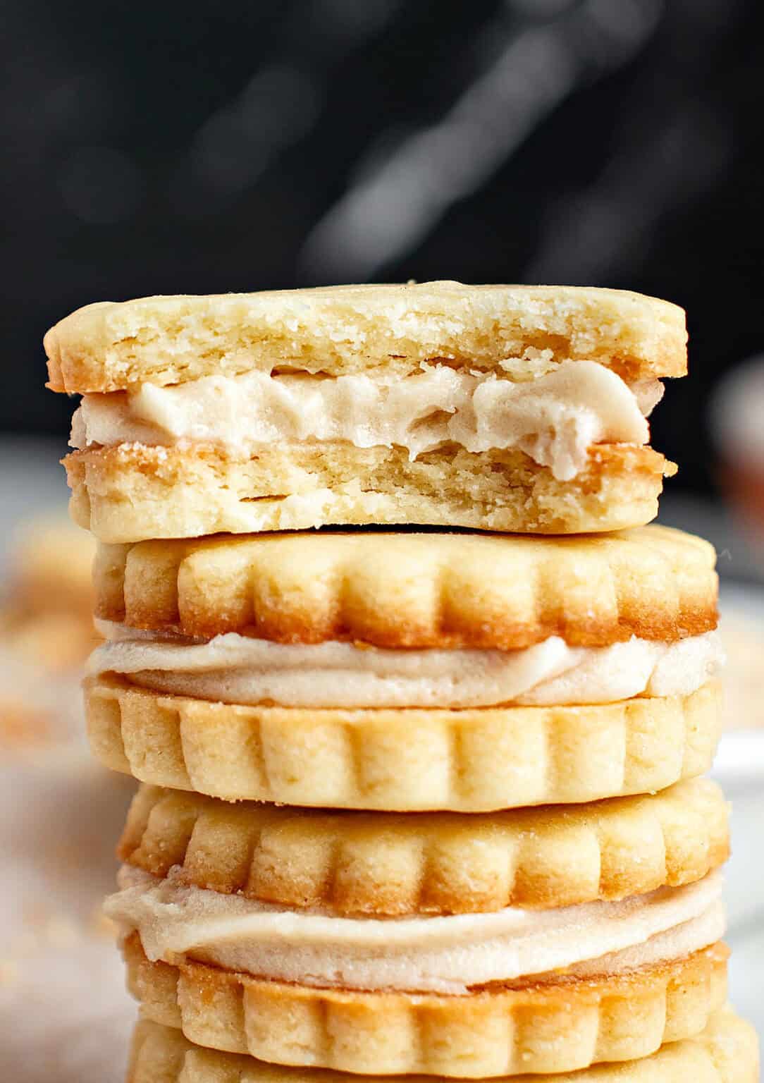 Vanilla Cookies with Vanilla Buttercream - Vintage Kitchen Notes