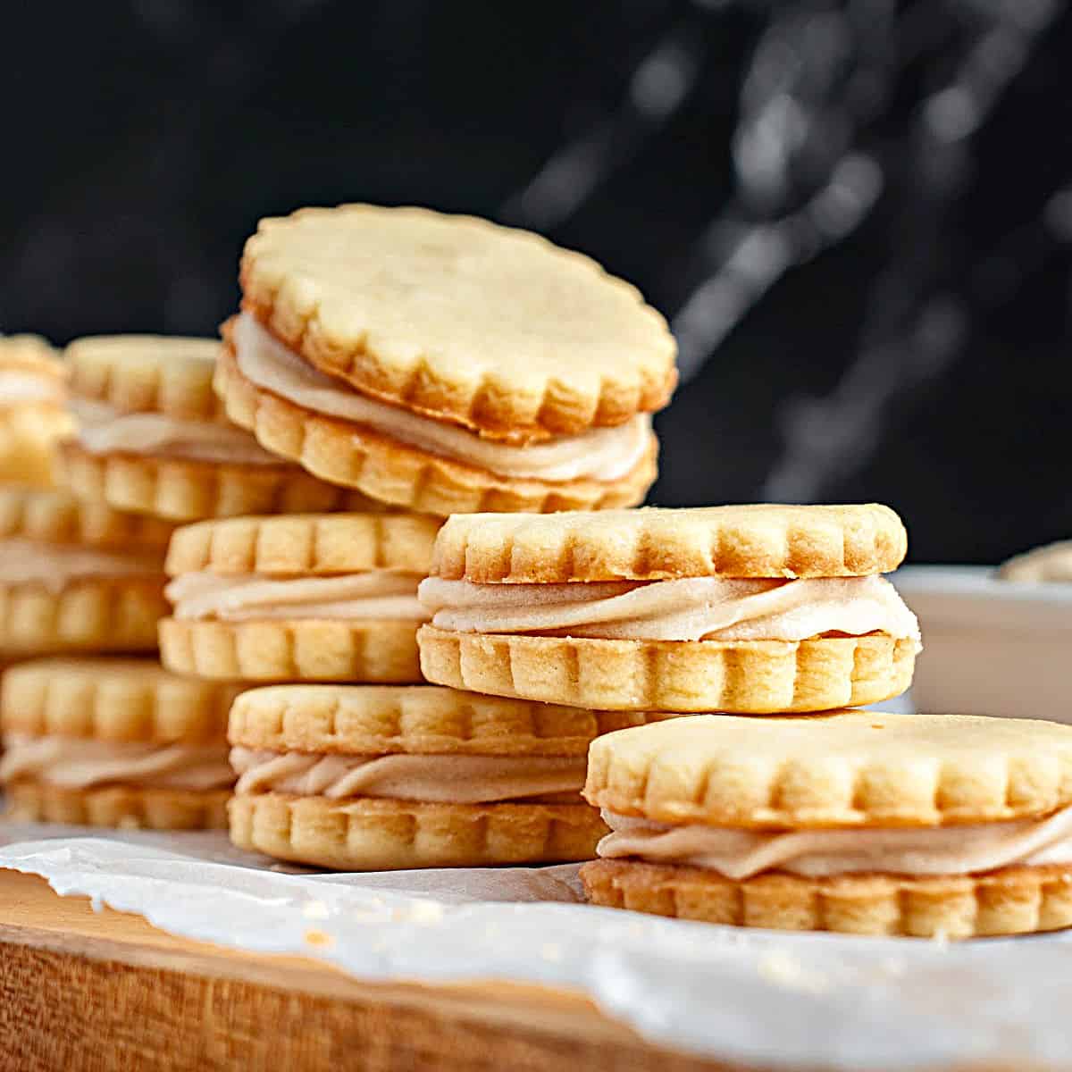Vanilla Cookies with Vanilla Buttercream - Vintage Kitchen Notes
