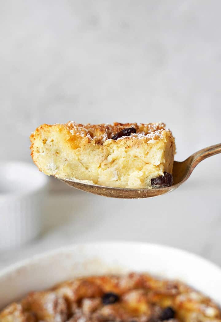 Bread Pudding with Raisins - Vintage Kitchen Notes