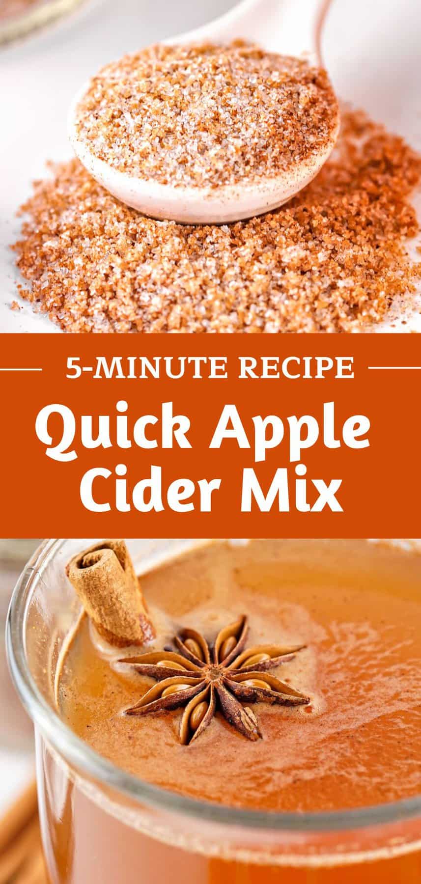 Apple Cider Mix (5 minutes, 4 ingredients) - Vintage Kitchen Notes