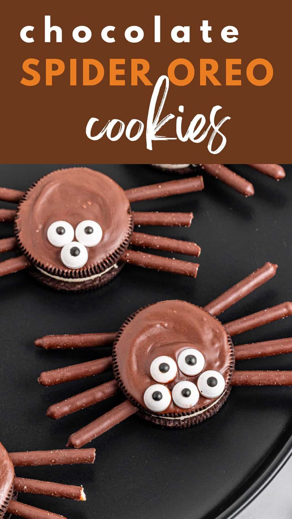 Oreo Spiders (fun Halloween treat) - Vintage Kitchen Notes