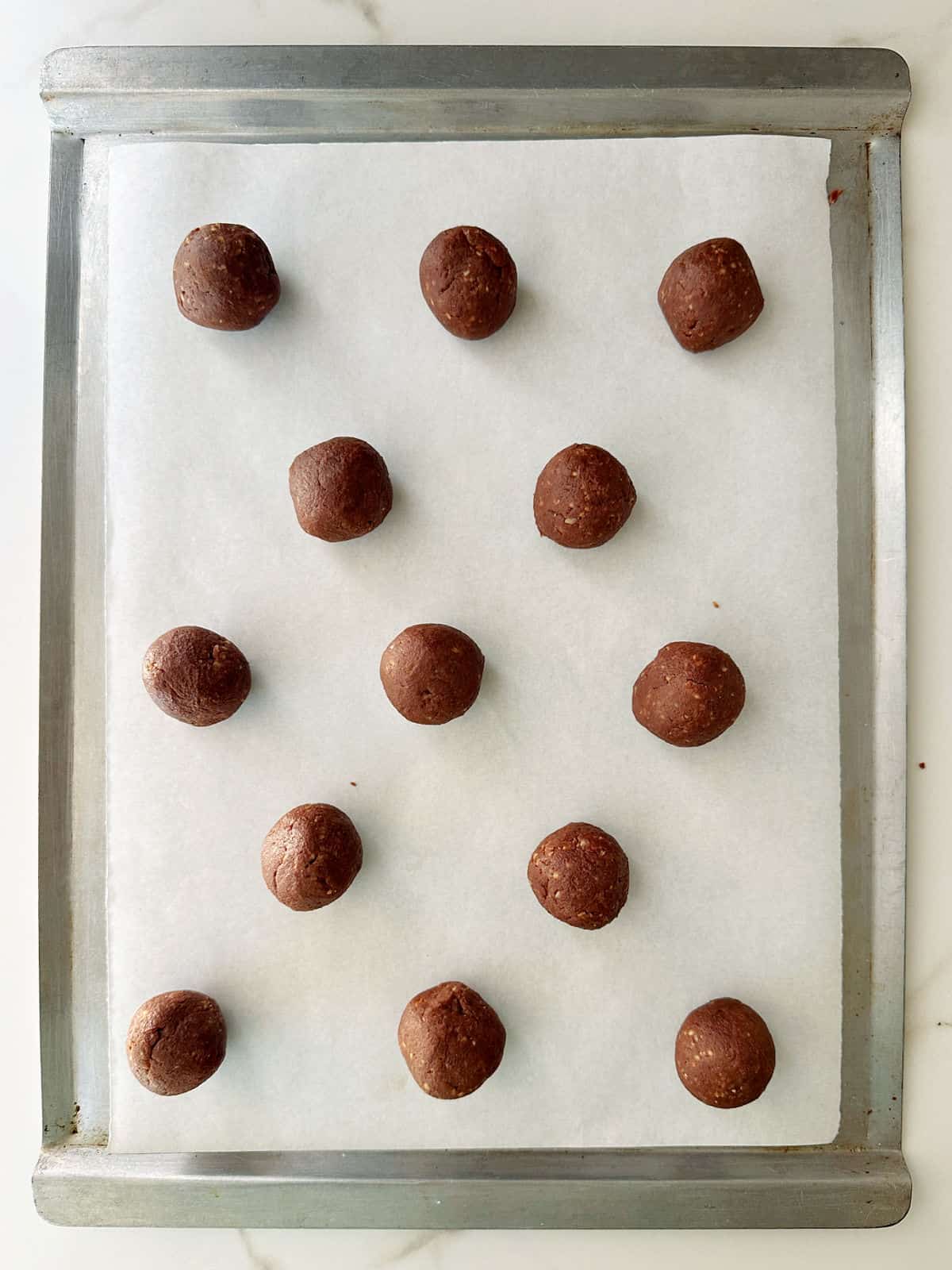 Chocolate Snowballs (melt-in-your-mouth cookies) - Vintage Kitchen Notes