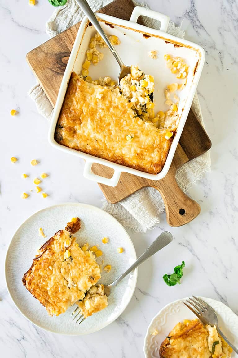 Corn Pudding (no Jiffy mix) - Vintage Kitchen Notes