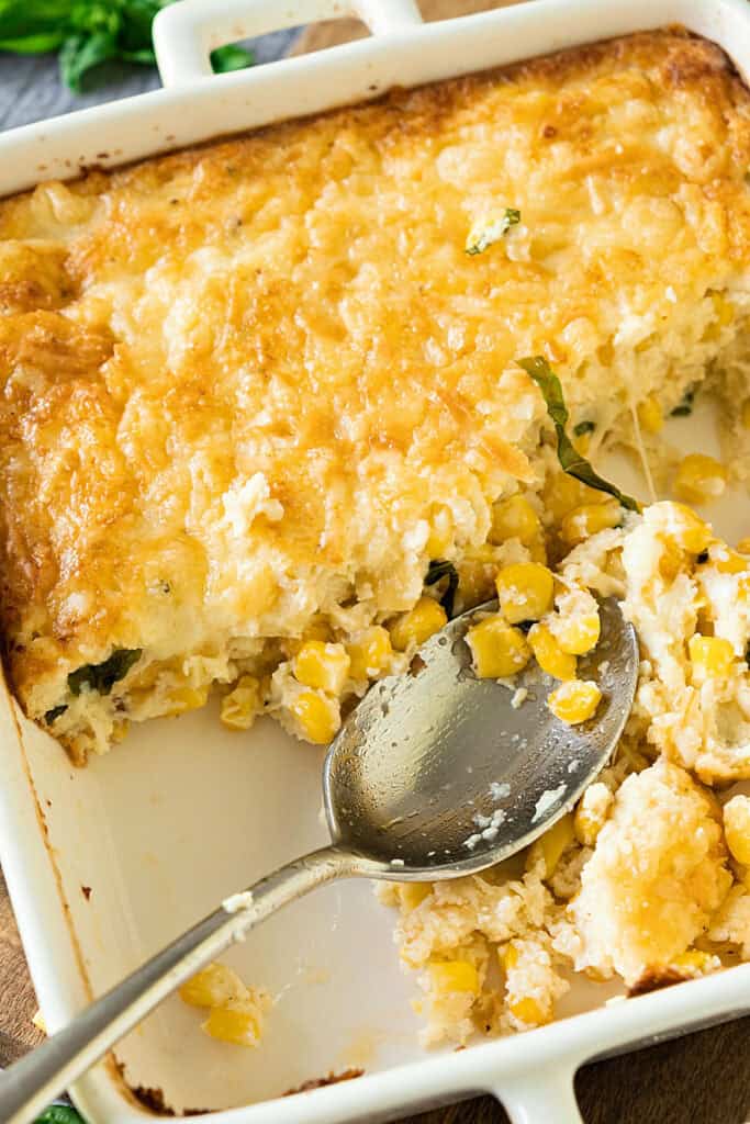 Corn Pudding (no Jiffy mix) - Vintage Kitchen Notes