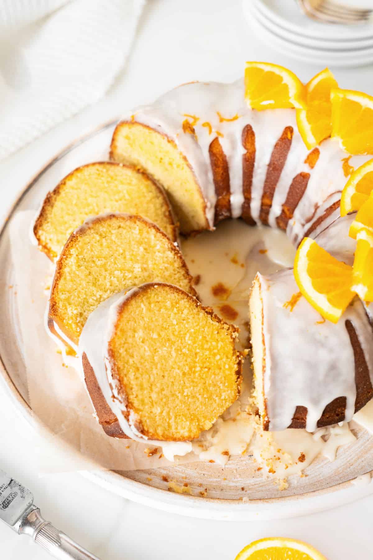 Glazed Orange Bundt Cake Recipe Orange Bundt Cake With Easy Orange