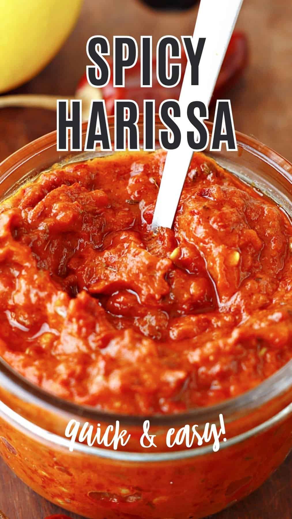Homemade Harissa (spicy condiment) - Vintage Kitchen Notes