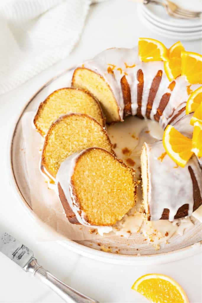 Orange Bundt Cake (with orange glaze) - Vintage Kitchen Notes