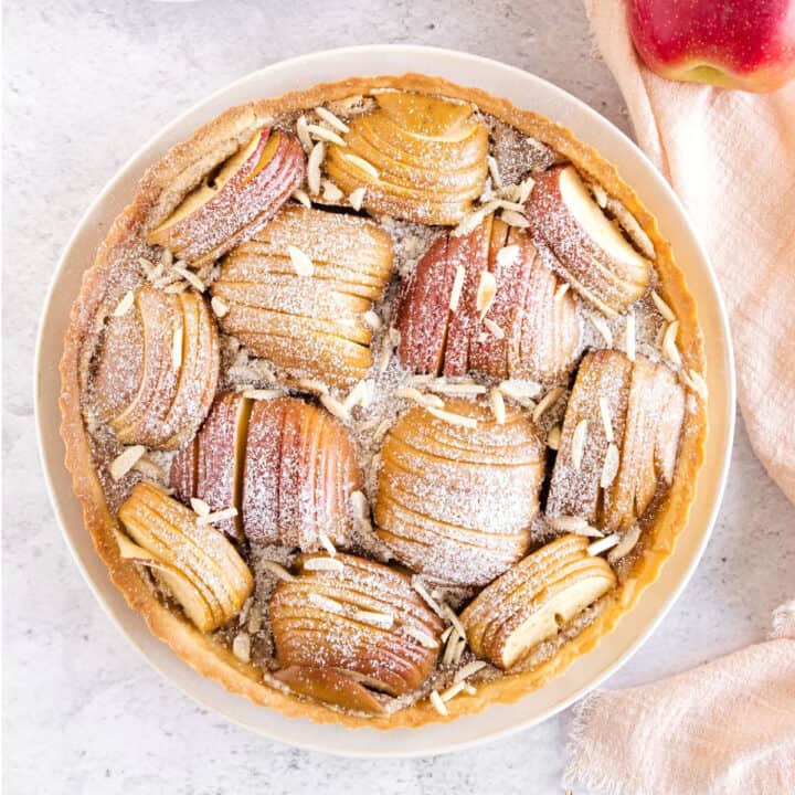 Apple Frangipane Tart (with almond cream) - Vintage Kitchen Notes