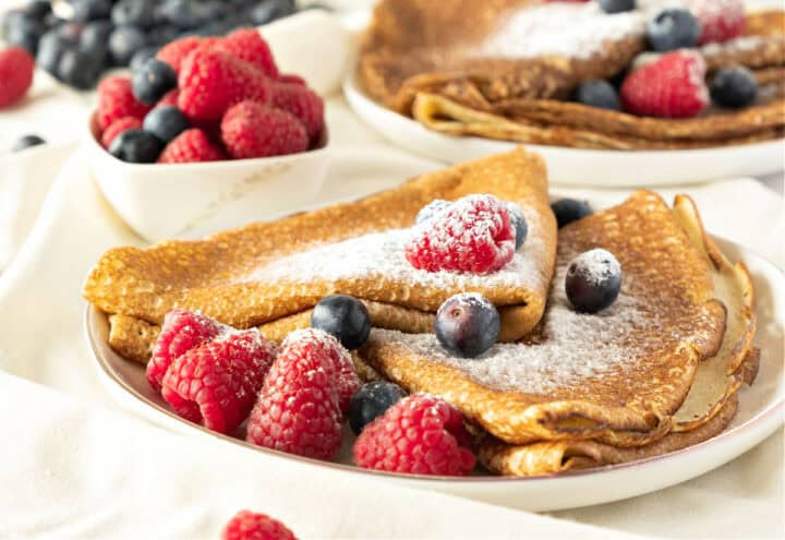 French Crepes Recipe (thin pancakes) - Vintage Kitchen Notes