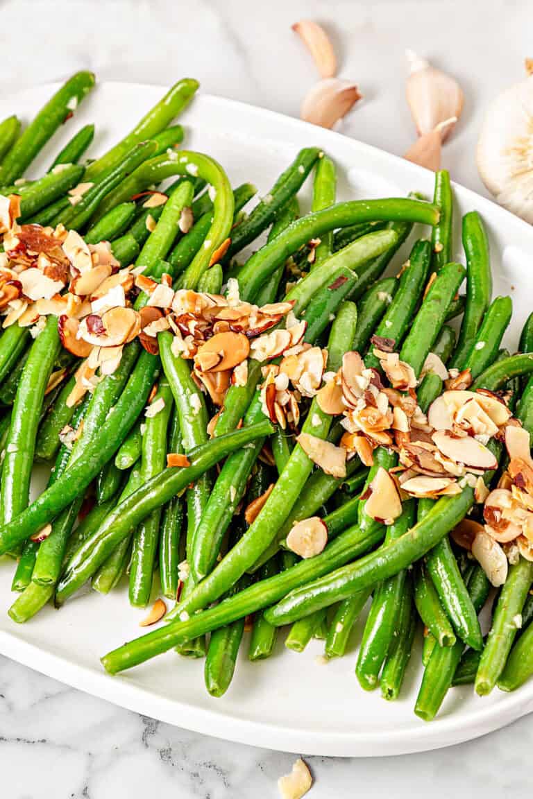 Green Beans Almondine (20-minute side dish) - Vintage Kitchen Notes