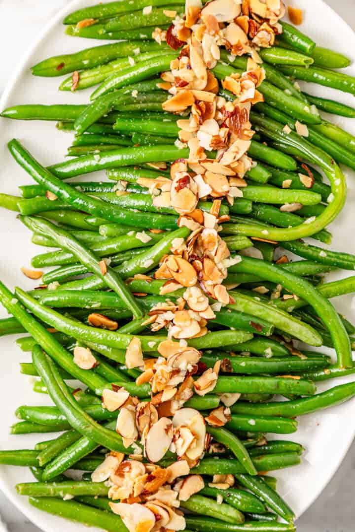 Green Beans Almondine (20-minute side dish) - Vintage Kitchen Notes