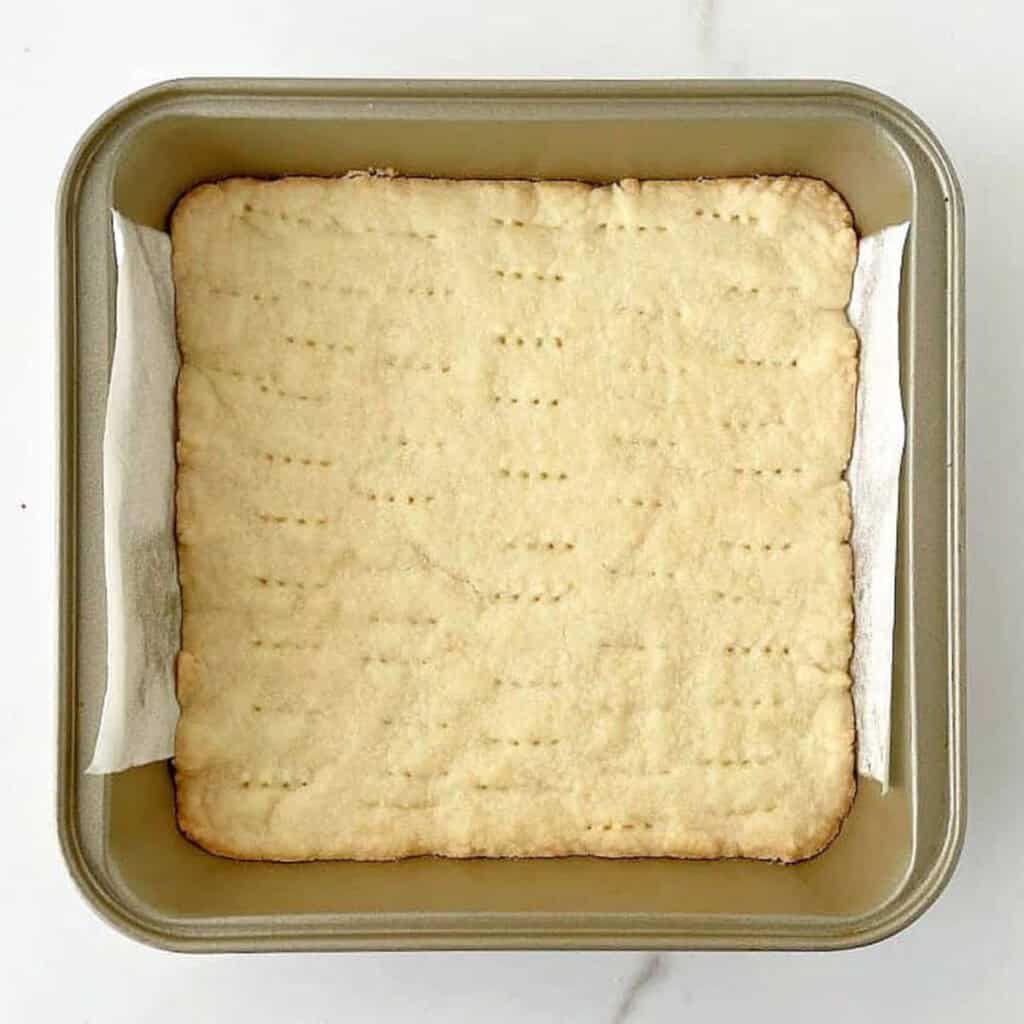 Shortbread Crust (for bars & squares) - Vintage Kitchen Notes
