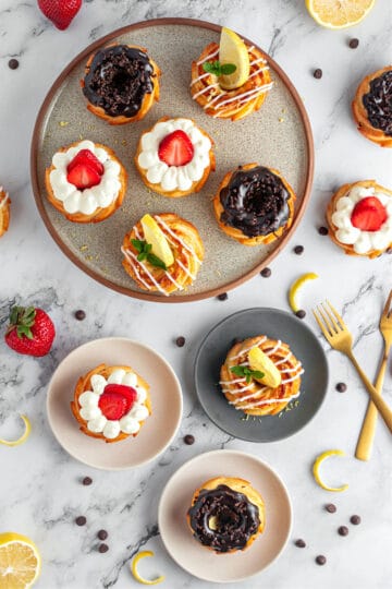 Mini Bundt Cakes (assorted toppings) - Vintage Kitchen Notes