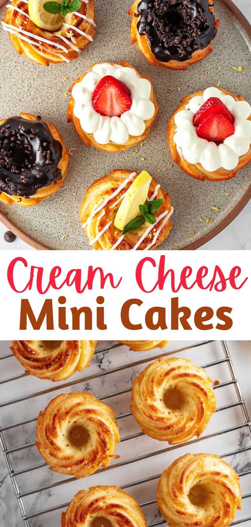 Mini Bundt Cakes (assorted toppings) - Vintage Kitchen Notes