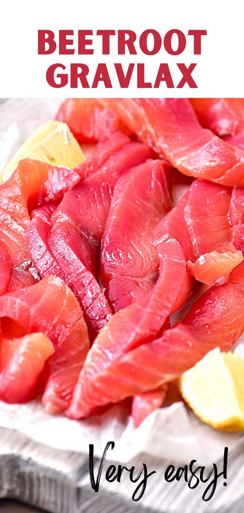 Beet Cured Salmon (Beetroot Gravlax) - Vintage Kitchen Notes