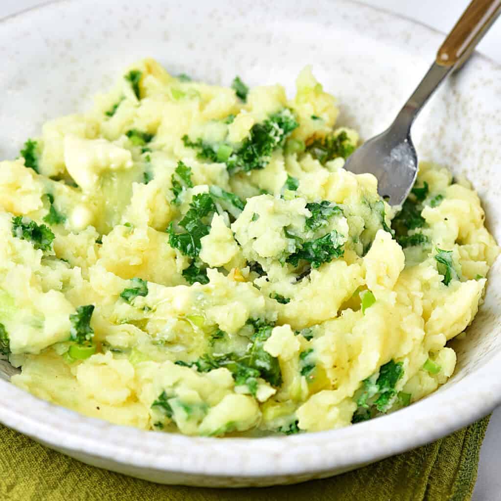 Colcannon (Irish mashed potatoes) - Vintage Kitchen Notes