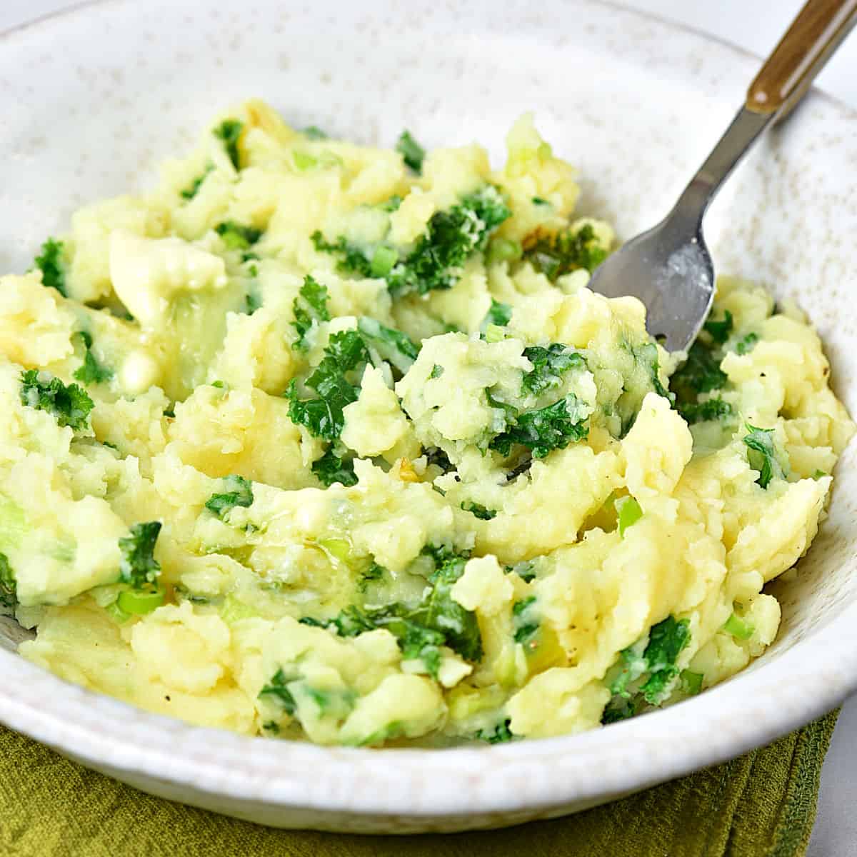 Colcannon (Irish mashed potatoes) - Vintage Kitchen Notes