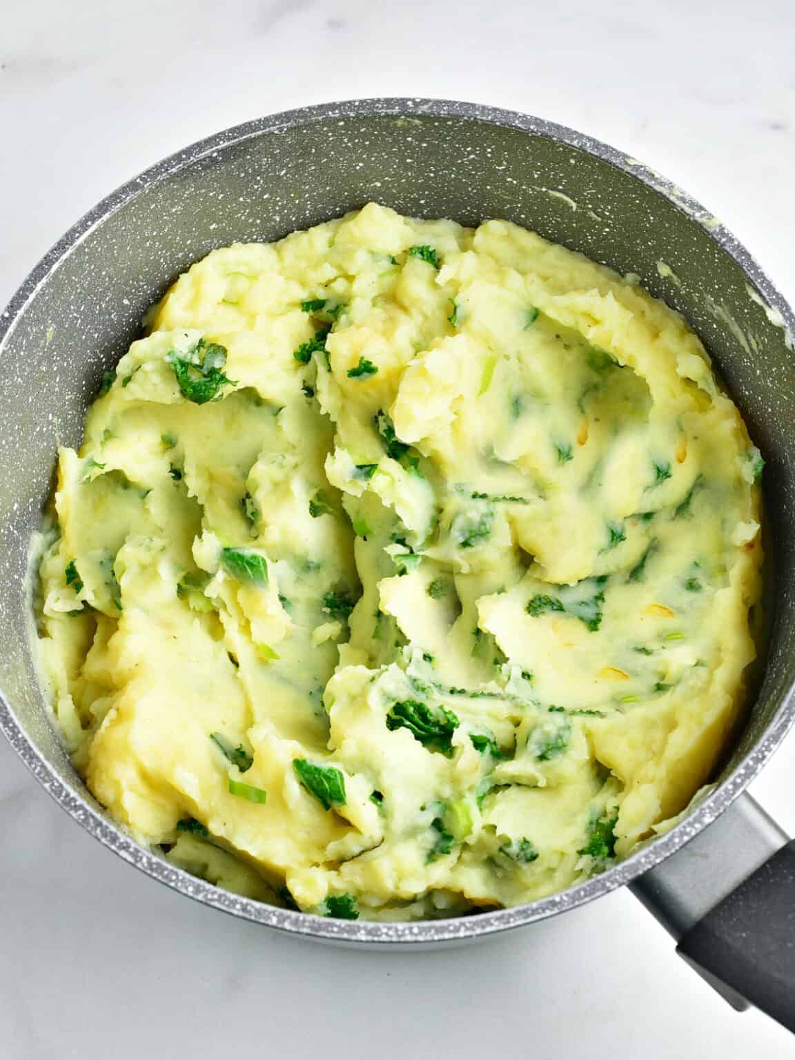 Colcannon (Irish mashed potatoes) - Vintage Kitchen Notes