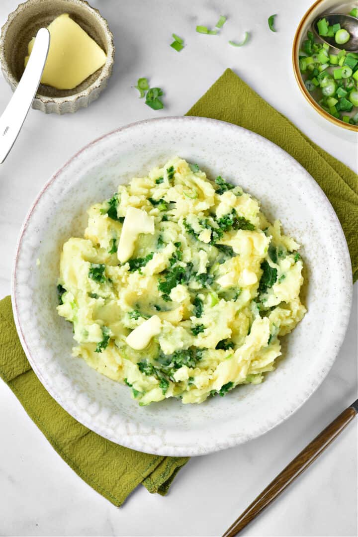 Colcannon (Irish mashed potatoes) - Vintage Kitchen Notes