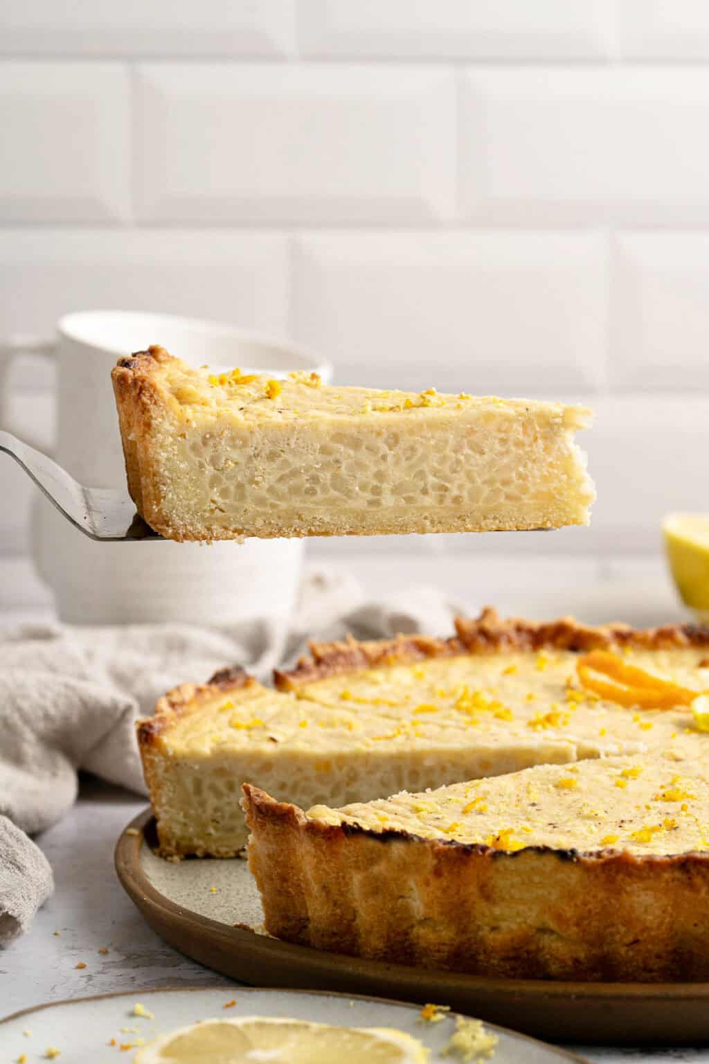 Italian Rice Pie with Ricotta (dessert) - Vintage Kitchen Notes