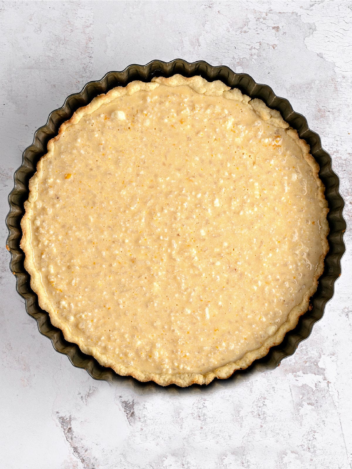 Italian Rice Pie with Ricotta (dessert) - Vintage Kitchen Notes