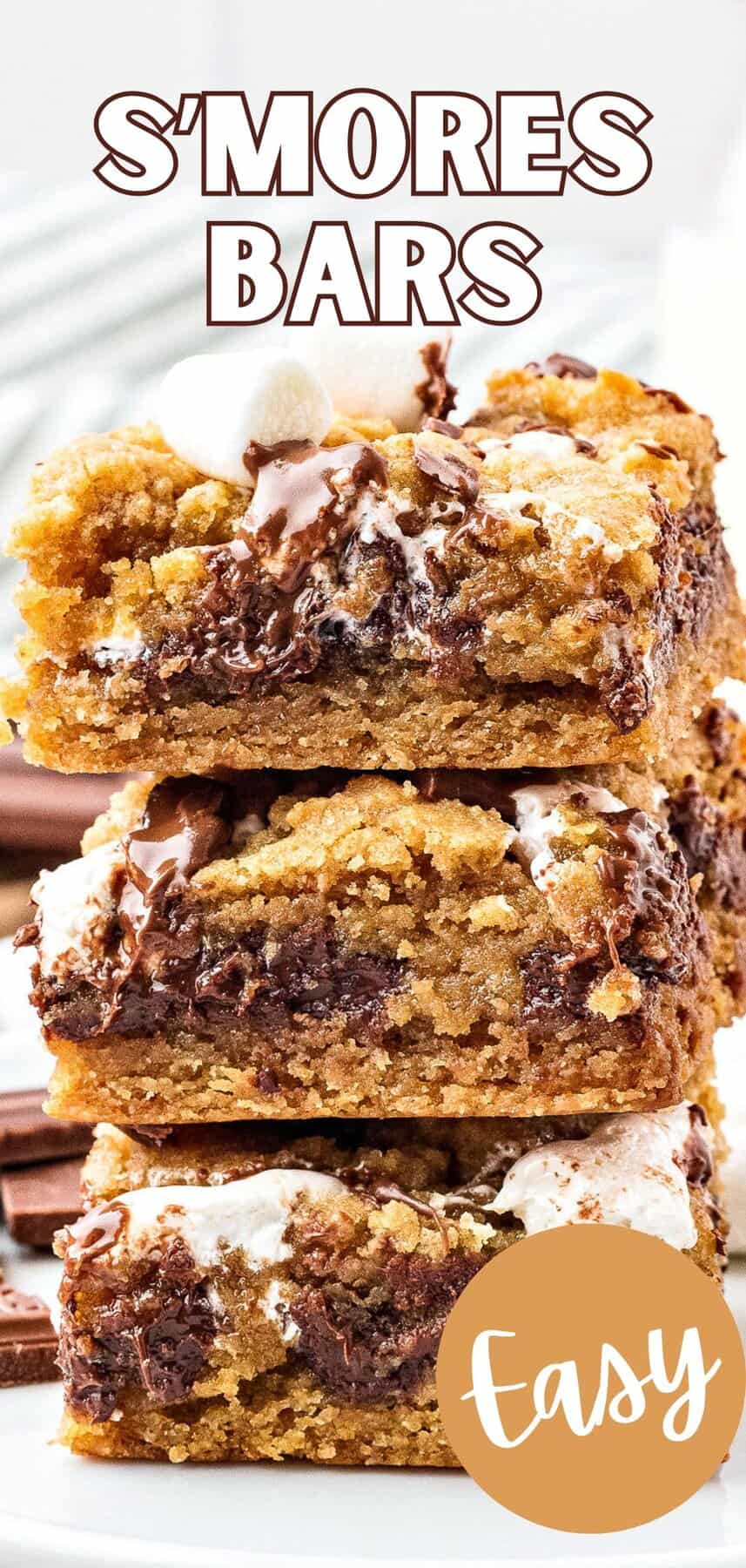 S'mores Bars (easy and gooey) - Vintage Kitchen Notes