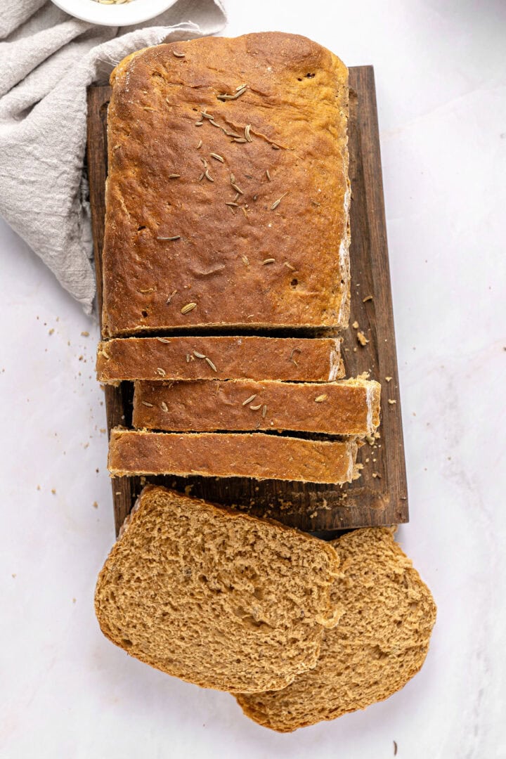 Rye Sandwich Bread - Vintage Kitchen Notes