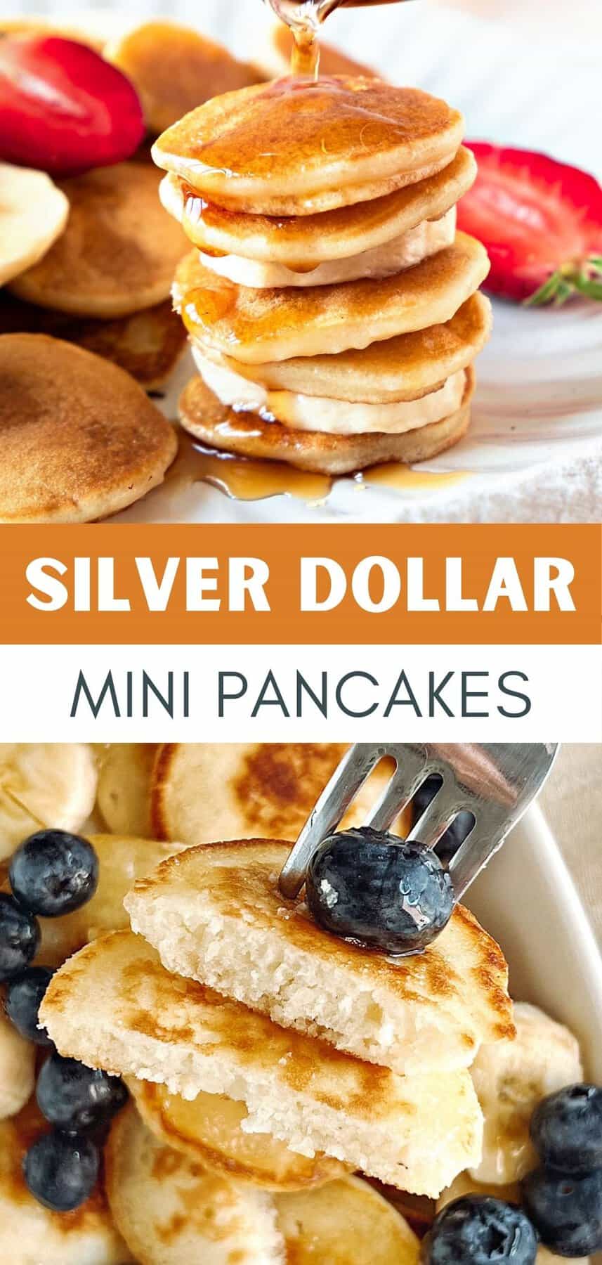 Mini Pancakes (regular and eggless option) - Vintage Kitchen Notes