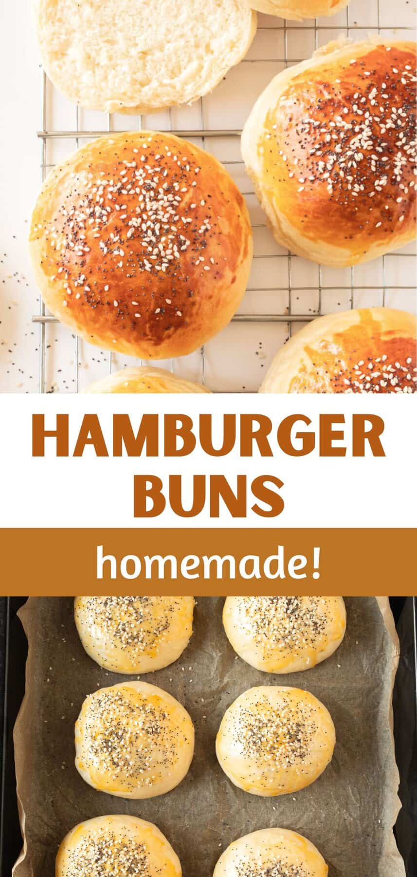 Homemade Hamburger Buns - Vintage Kitchen Notes