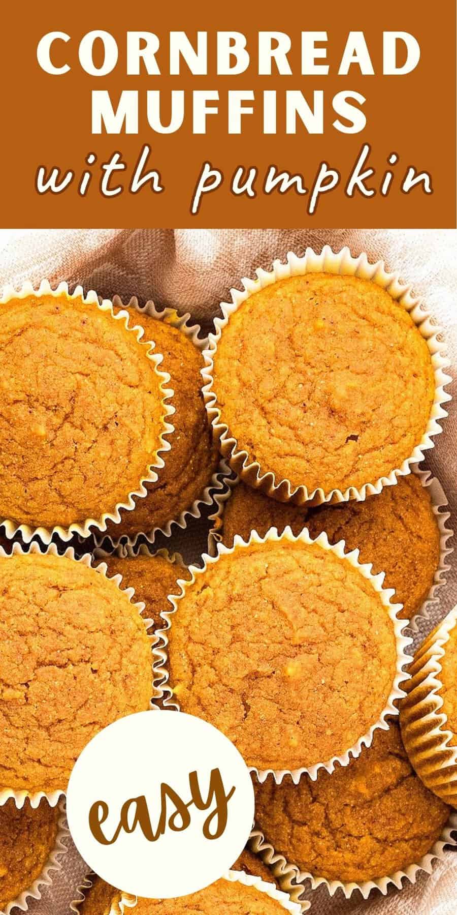 Quick & Easy Pumpkin Cornbread Muffins - Vintage Kitchen Notes