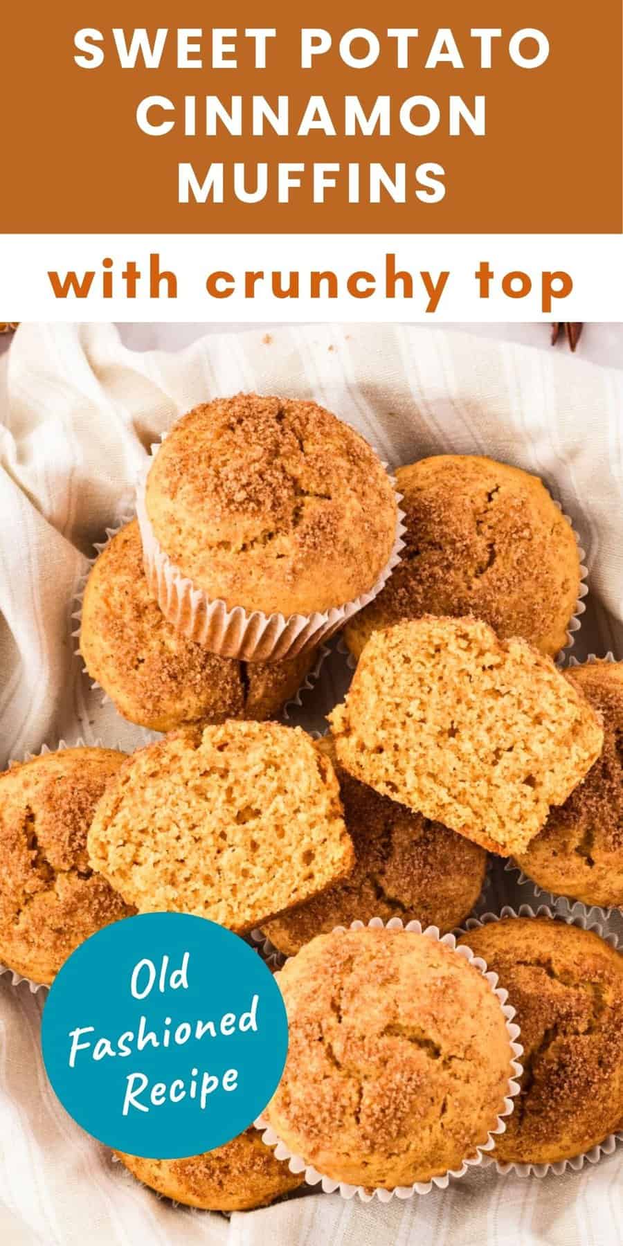 Sweet Potato Muffins with Crunchy Top - Vintage Kitchen Notes