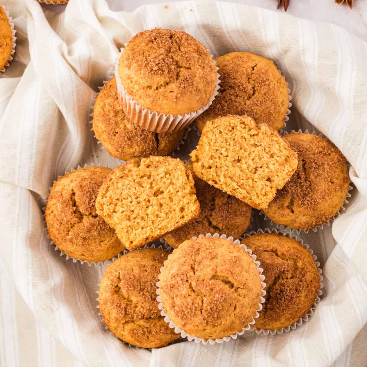 Sweet Potato Muffins with Crunchy Top - Vintage Kitchen Notes