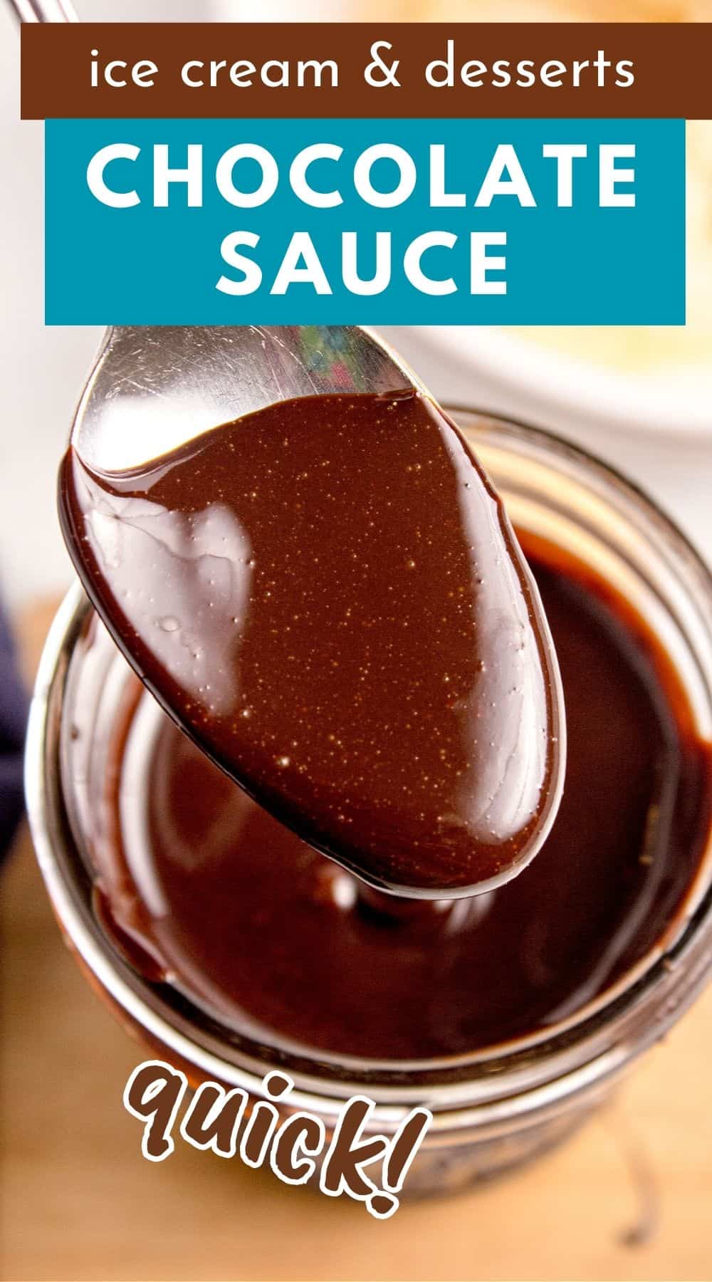 15-Minute Chocolate Sauce (cocoa powder) - Vintage Kitchen Notes